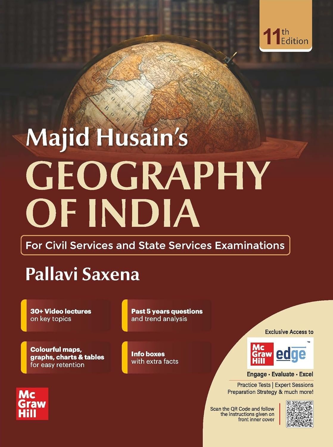Geography of India (English) for UPSC CSE 2025 by Majid Husain and Pallavi Saxena | 11th edition ...